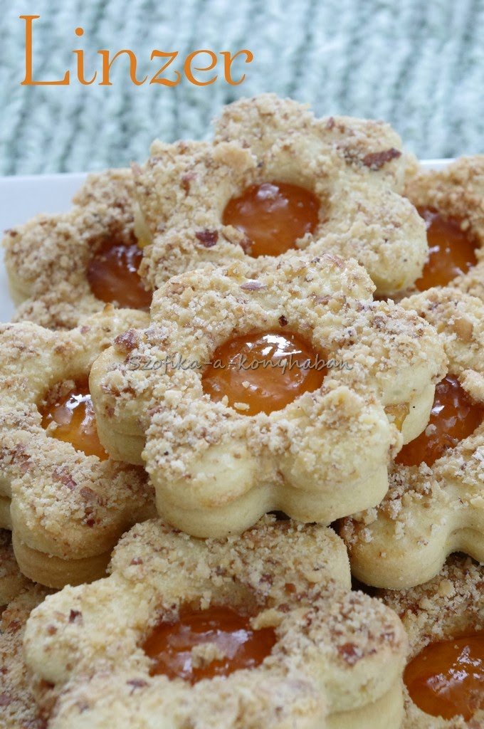 Lekváros-diós linzer | Szofika a konyhában